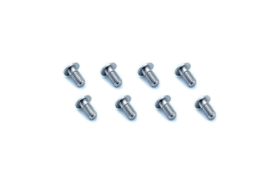 Titanium Flat Button Head Hex Socket Screws 3x6mm (8pcs) – MTTR Racing